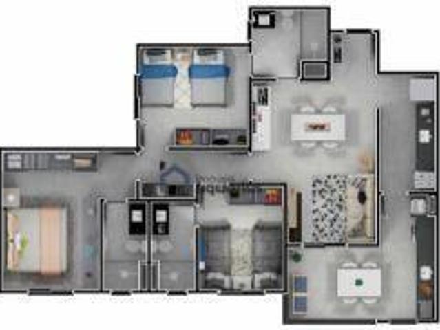 Apartamento com 3 dormitórios à venda, 101 m² por R$ 978.000,00 Urbanova São José dos Campos/SP