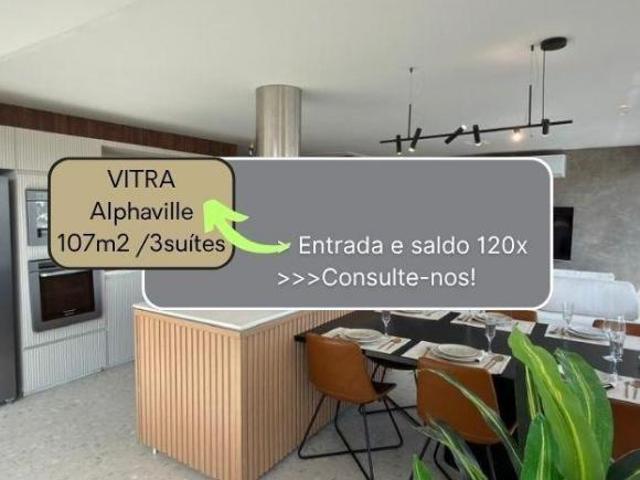 Apartamento com 3 dormitórios à venda, 107 m² Empresarial 18 do Forte Alphaville