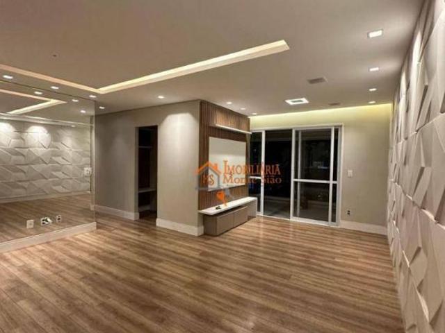Apartamento com 3 dormitórios à venda, 107 m² por R$ 1.278.000,00 Jardim Flor da Montanha Guarul