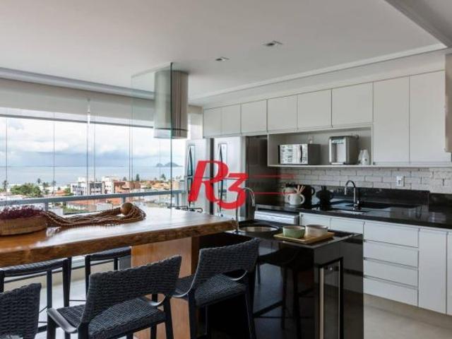 Apartamento com 3 dormitórios à venda, 104 m² por R$ 1.065.000,00 Jardim Praiano Guarujá/SP