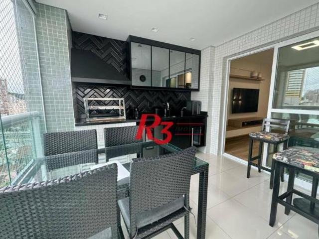 Apartamento com 3 dormitórios à venda, 104 m² por R$ 1.650.000,00 Gonzaga Santos/SP