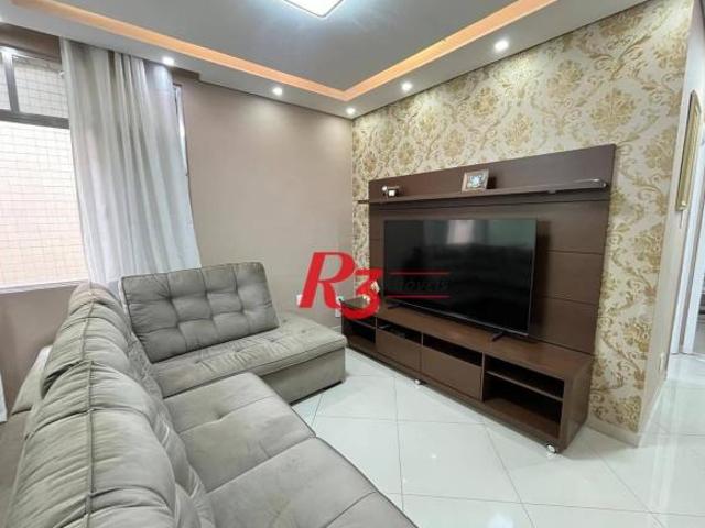 Apartamento com 3 dormitórios à venda, 104 m² por R$ 590.000,00 Gonzaga Santos/SP