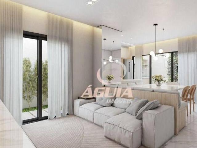 Apartamento com 3 dormitórios à venda, 104m² por R$ 610.000 Vila Pires Santo André/SP
