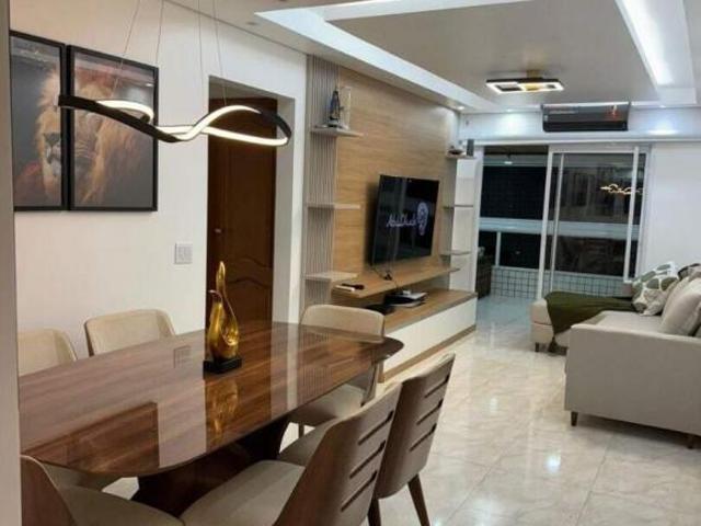 Apartamento com 3 dormitórios à venda, 105 m² por R$ 1.200.000,00 Canto do Forte Praia Grande/SP
