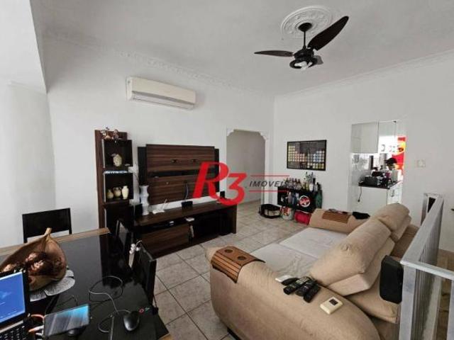 Apartamento com 3 dormitórios à venda, 105 m² por R$ 599.000,00 Marapé Santos/SP