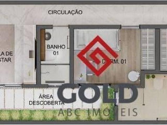 Apartamento com 3 dormitórios à venda, 105 m² por R$ 850.000,00 Vila Pires Santo André/SP