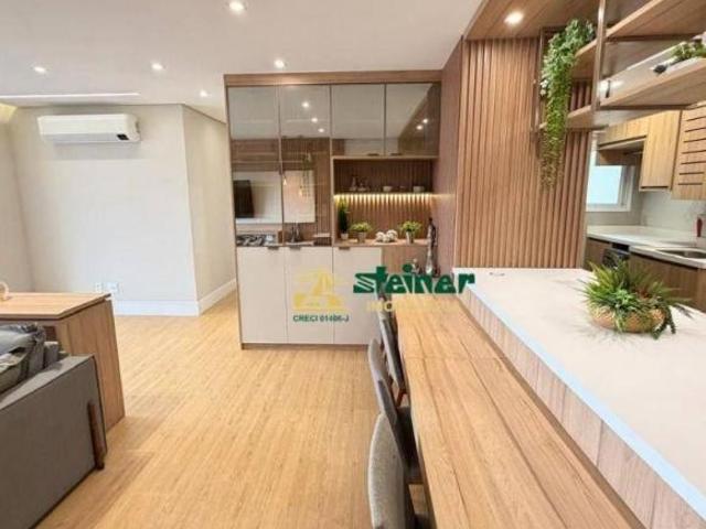 Apartamento com 3 dormitórios à venda, 106 m² por R$ 1.350.000,00 Jardim Flor da Montanha Guarul