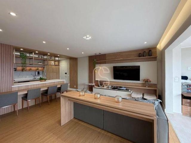 Apartamento com 3 dormitórios à venda, 106 m² por R$ 1.350.000,00 Jardim Flor da Montanha Guarul