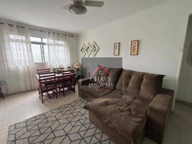 Apartamento com 3 dormitórios à venda, 106 m² por R$ 450.000,00 Campo Grande Santos/SP