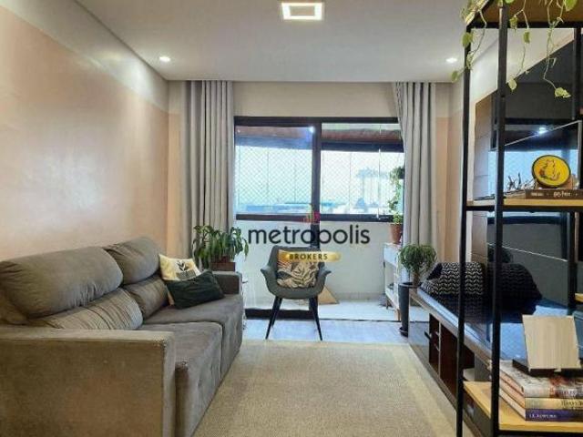 Apartamento com 3 dormitórios à venda, 106 m² por R$ 855.000,00 Chácara Inglesa São Bernardo do