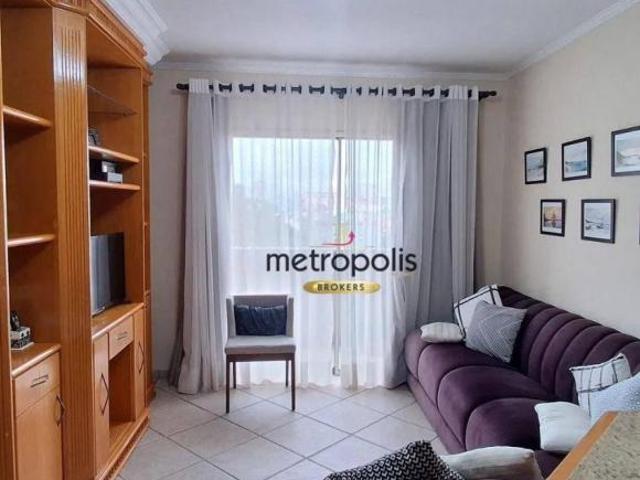 Apartamento com 3 dormitórios à venda, 113 m² por R$ 645.000,00 Santa Maria São Caetano do Sul/S