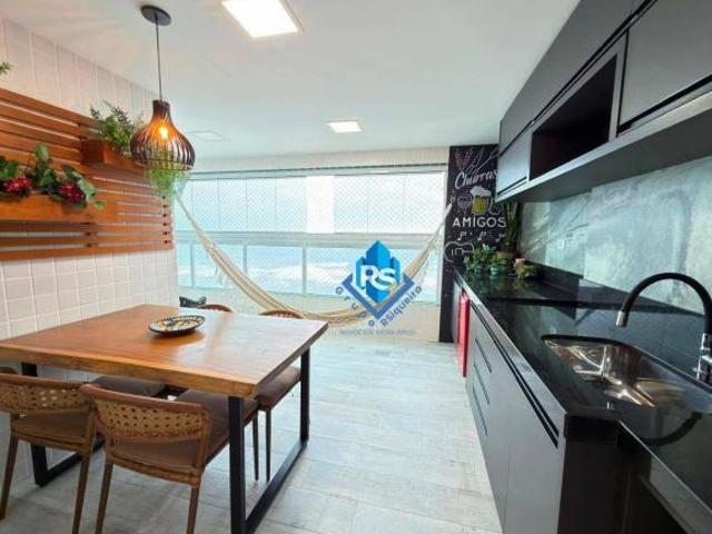 Apartamento com 3 dormitórios à venda, 110 m² por R$ 1.100.000,00 Centro Mongaguá/SP