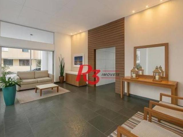 Apartamento com 3 dormitórios à venda, 110 m² por R$ 1.550.000,00 Boqueirão Santos/SP