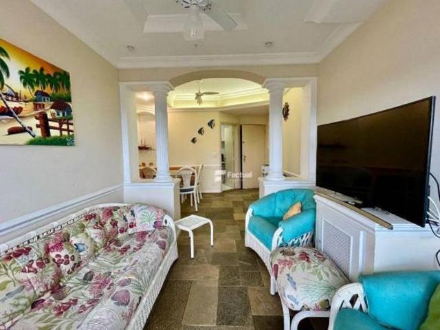 Apartamento com 3 dormitórios à venda, 110 m² por R$ 580.000,00 Enseada Guarujá/SP