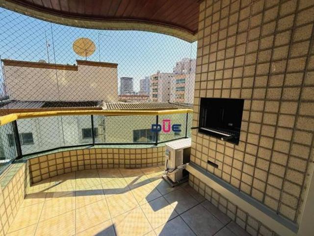 Apartamento com 3 dormitórios à venda, 110 m² por R$ 665.000 Aviação Praia Grande/SP