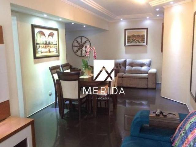 Apartamento com 3 dormitórios à venda, 110 m² por R$ 745.000,00 Vila Valparaíso Santo André/SP