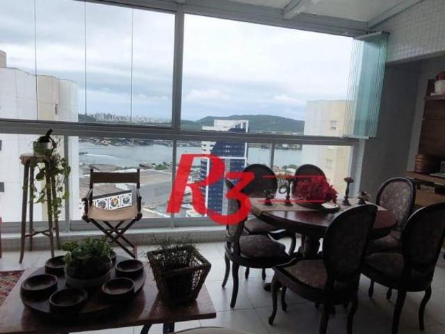 Apartamento com 3 dormitórios à venda, 111 m² por R$ 1.299.000,00 Ponta da Praia Santos/SP
