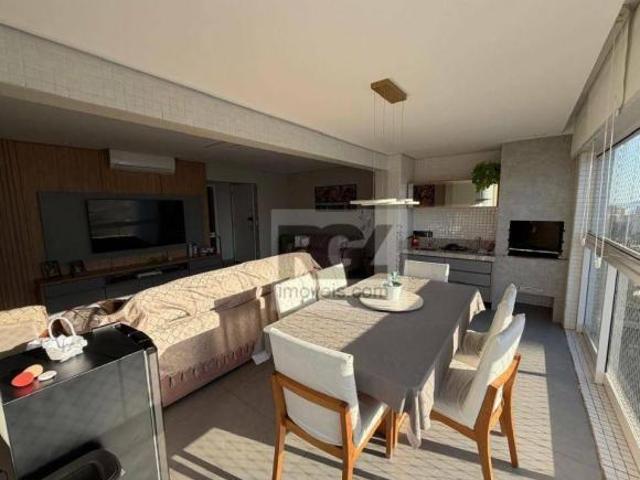 Apartamento com 3 dormitórios à venda, 111 m² por R$ 1.370.000,00 Ponta da Praia Santos/SP