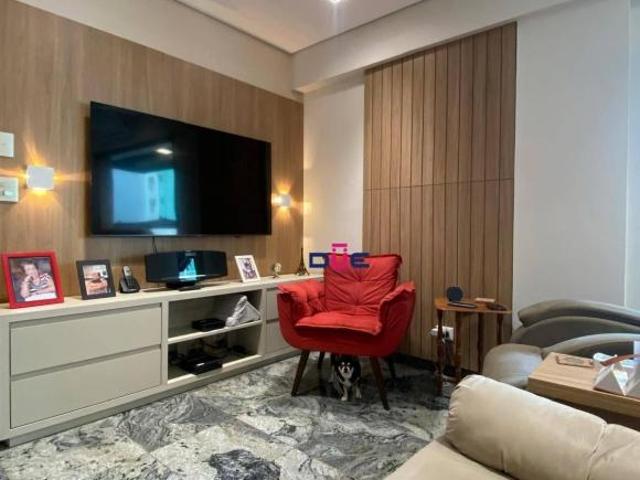 Apartamento com 3 dormitórios à venda, 111 m² por R$ 1.380.000 Aparecida Santos/SP