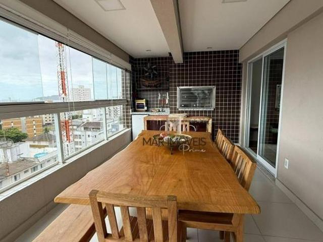 Apartamento com 3 dormitórios à venda, 112 m² por R$ 1.000.000,00 Praia das Astúrias Guarujá/SP