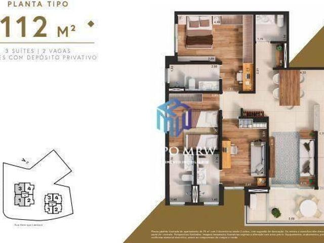 Apartamento com 3 dormitórios à venda, 112 m² por R$ 1.045.400,00 Jardim Emília Sorocaba/SP