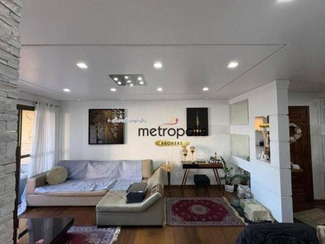 Apartamento com 3 dormitórios à venda, 117 m² por R$ 980.000,00 Santa Paula São Caetano do Sul/S