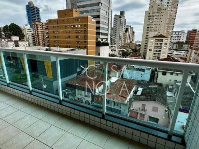 Apartamento com 3 dormitórios à venda, 114 m² por R$ 1.485.000,00 Embaré Santos/SP