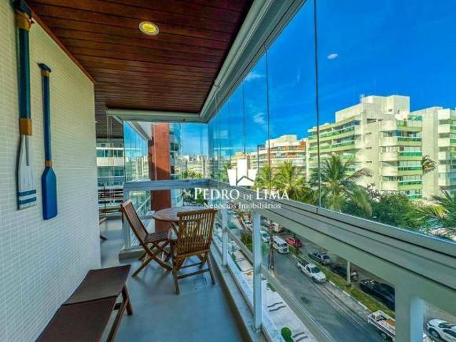 Apartamento com 3 dormitórios à venda, 114 m² por R$ 3.400.000,00 Riviera Módulo 7 Bertioga/SP