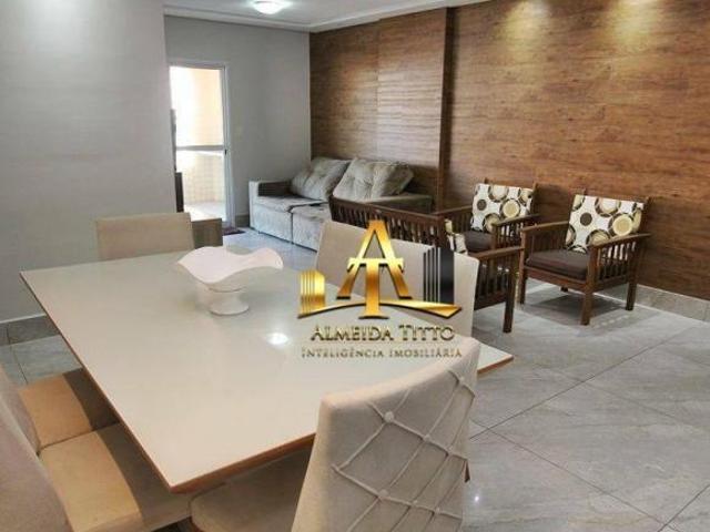 Apartamento com 3 dormitórios à venda, 114 m² por R$ 850.000,00 Ocian Praia Grande/SP