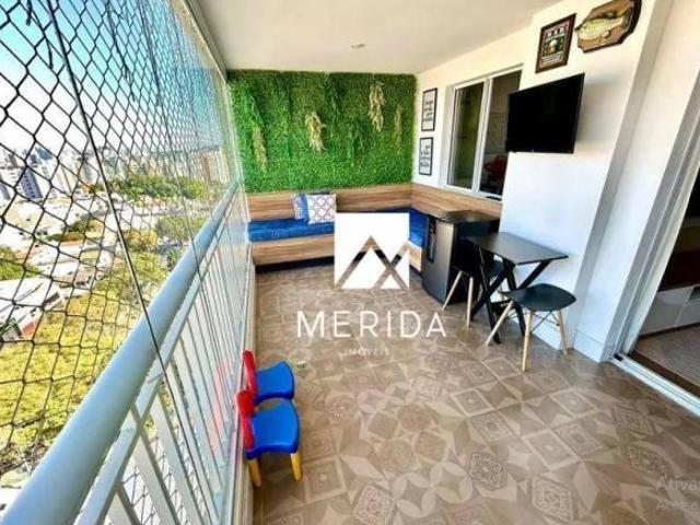 Apartamento com 3 dormitórios à venda, 115 m² por R$ 1.090.000,00 Vila Valparaíso Santo André/SP