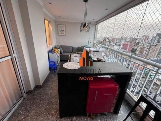 Apartamento com 3 dormitórios à venda, 115 m² por R$ 1.100.000,00 Vila Valparaíso Santo André/SP