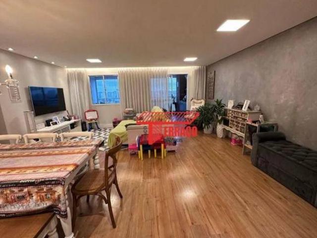 Apartamento com 3 dormitórios à venda, 115 m² por R$ 1.199.000,00 Vila Valparaíso Santo André/SP