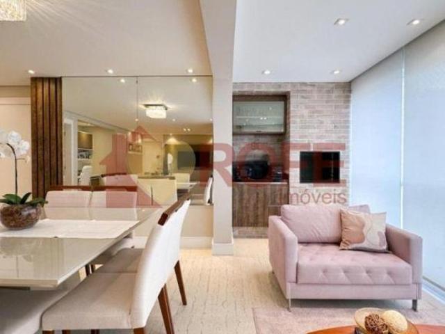 Apartamento com 3 dormitórios à venda, 116 m² p Brooklin São Paulo/SP