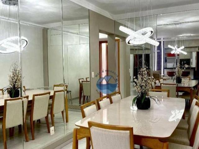 Apartamento com 3 dormitórios à venda, 116 m² por R$ 944.000,00 Vila Guilhermina Praia Grande/SP
