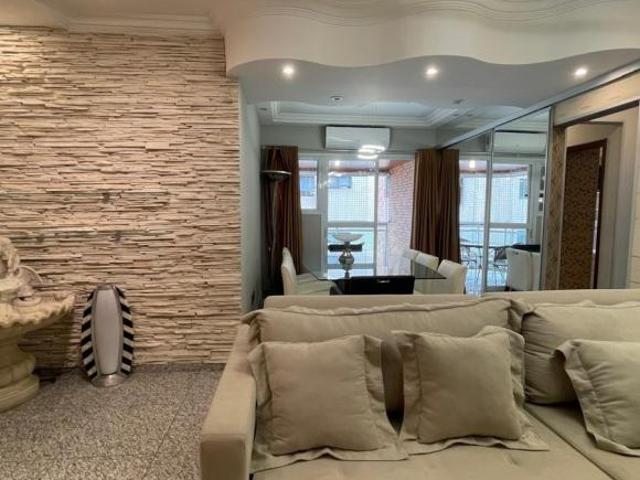 Apartamento com 3 dormitórios à venda, 118 m² por R$ 1.460.000,00 Boqueirão Santos/SP