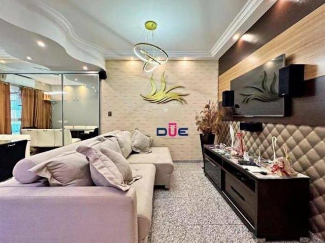 Apartamento com 3 dormitórios à venda, 118 m² por R$ 1.620.000 Boqueirão Santos/SP