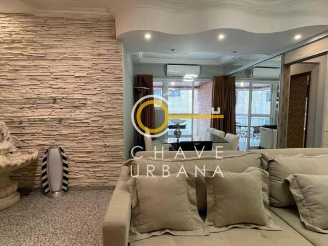 Apartamento com 3 dormitórios à venda, 118 m² por R$ 1.640.000,00 Boqueirão Santos/SP
