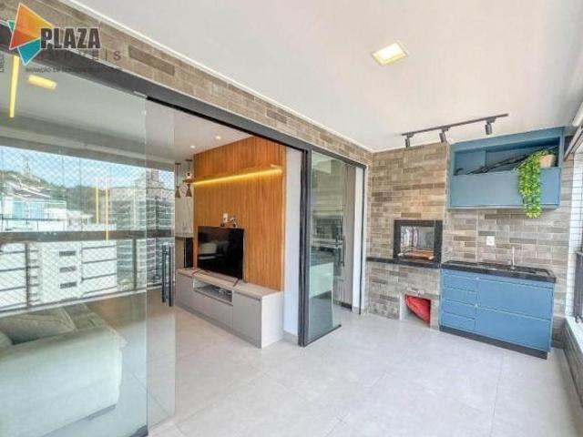 Apartamento com 3 dormitórios à venda, 118 m² por R$ 1.795.000,00 Canto do Forte Praia Grande/SP