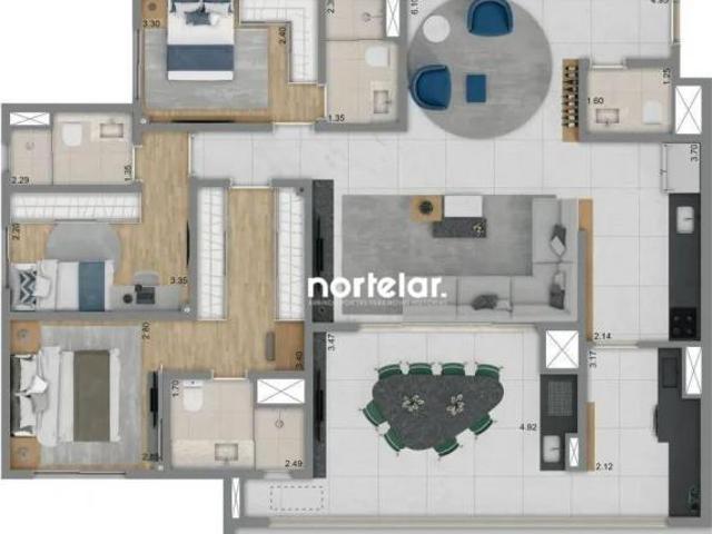 Apartamento com 3 dormitórios à venda, 119 m² por R$ 1.399.000,00 Freguesia do Ó São Paulo/SP
