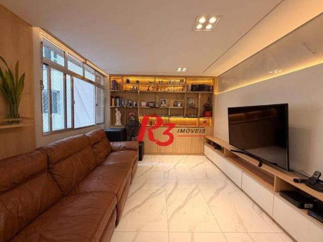 Apartamento com 3 dormitórios à venda, 119 m² por R$ 830.000,00 Gonzaga Santos/SP