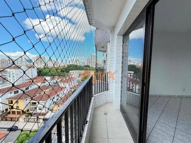 Apartamento com 3 dormitórios à venda, 123 m² por R$ 690.000,00 Boqueirão Santos/SP