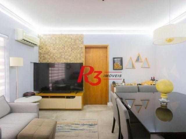 Apartamento com 3 dormitórios à venda, 120 m² por R$ 1.064.000,00 Embaré Santos/SP