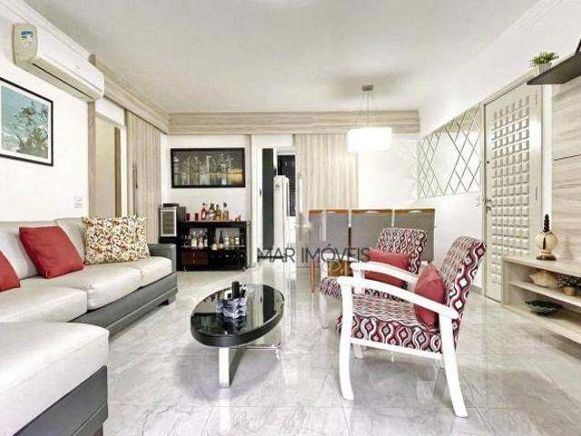 Apartamento com 3 dormitórios à venda, 120 m² por R$ 1.100.000,00 Praia das Pitangueiras Guarujá