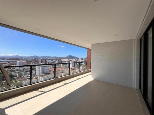 Apartamento com 3 dormitórios à venda, 120 m² por R$ 1.450.000,00 Aparecida Santos/SP