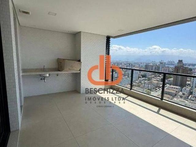 Apartamento com 3 dormitórios à venda, 120 m² por R$ 1.450.000 Aparecida Santos/SP