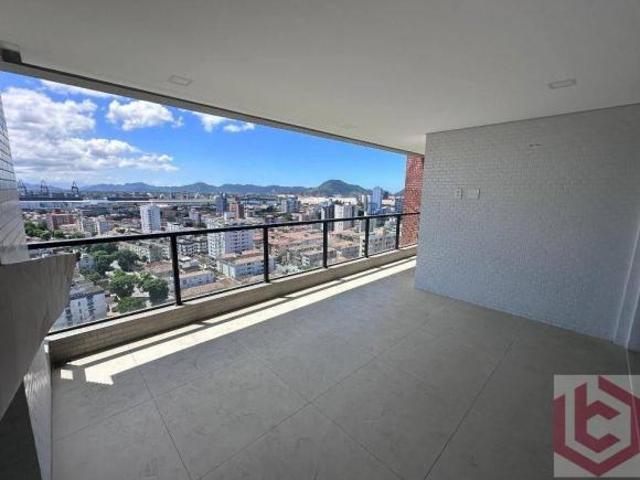 Apartamento com 3 dormitórios à venda, 120 m² por R$ 1.490.000,00 Aparecida Santos/SP