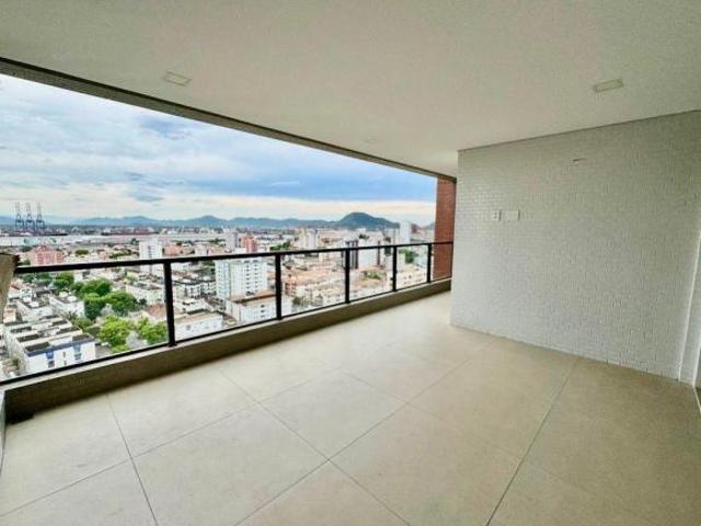 Apartamento com 3 dormitórios à venda, 120 m² por R$ 1.500.000,00 Aparecida Santos/SP