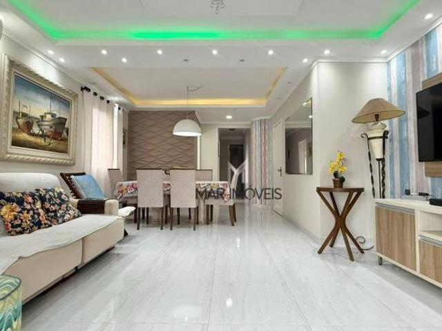 Apartamento com 3 dormitórios à venda, 120 m² por R$ 790.000 Praia das Astúrias Guarujá/SP