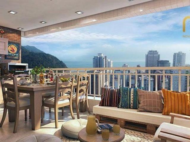 Apartamento com 3 dormitórios à venda, 120 m² por R$ 880.000,00 Canto do Forte Praia Grande/SP