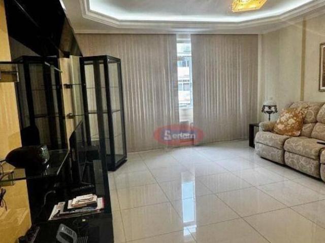 Apartamento com 3 dormitórios à venda, 120 m² por R$ 980.000,00 Ponta da Praia Santos/SP